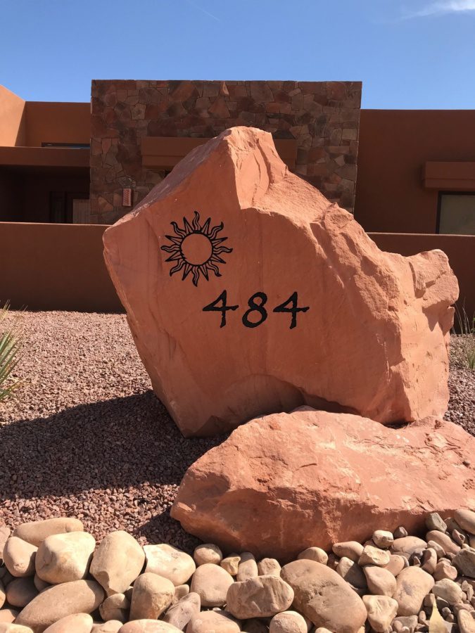 Address Rocks - Kenworthy Monuments Address Rocks in St. George